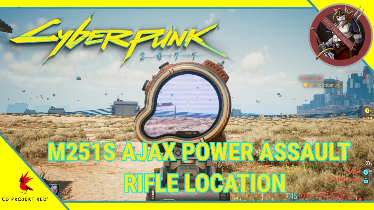 Cyberpunk 2077 - How To Get The M251S AJAX Power Assault Rifle Location ...