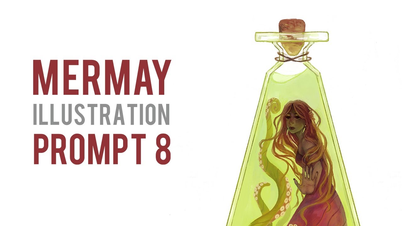 Mermay 2020 | Poison Mermaid Illustration in Procreate - YouTube