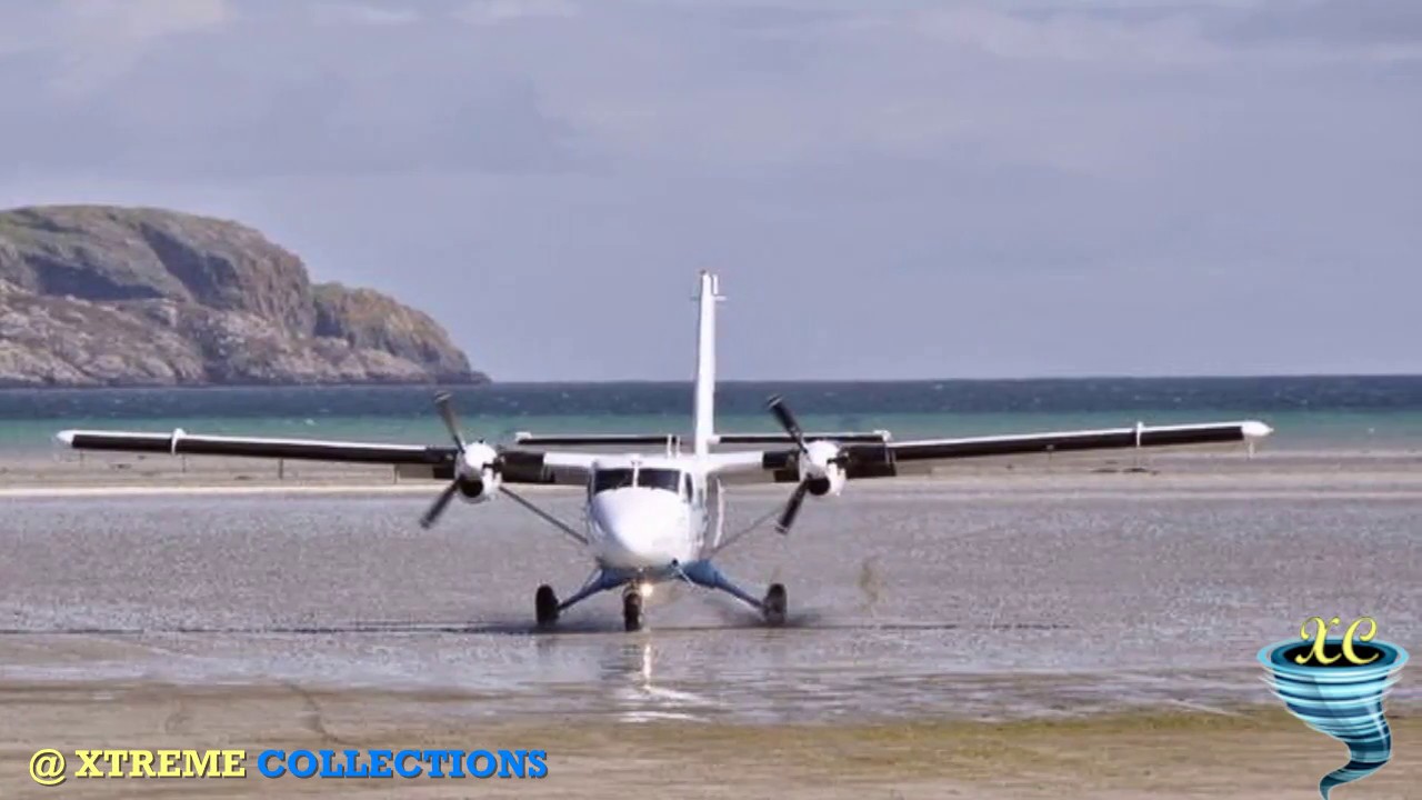 Barra Airport | The Beach Airport of Scotland - YouTube