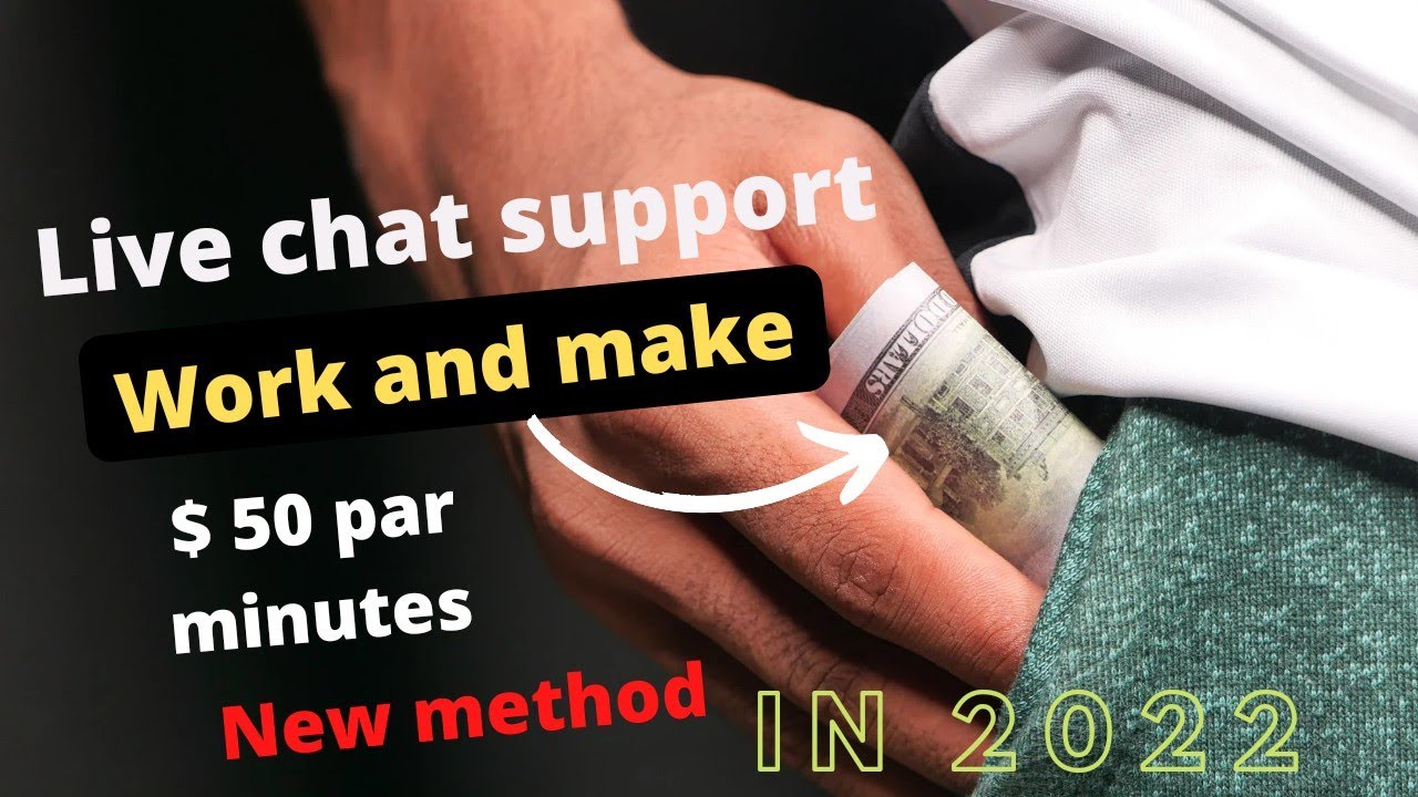 Live chat support agent work | that pay you $50 per hour. - YouTube