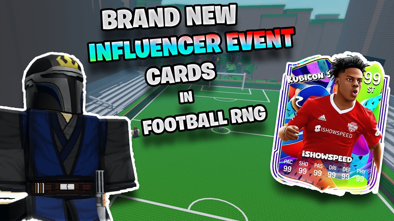 BRAND NEW Influencer Event Cards in ROBLOX Football RNG - YouTube