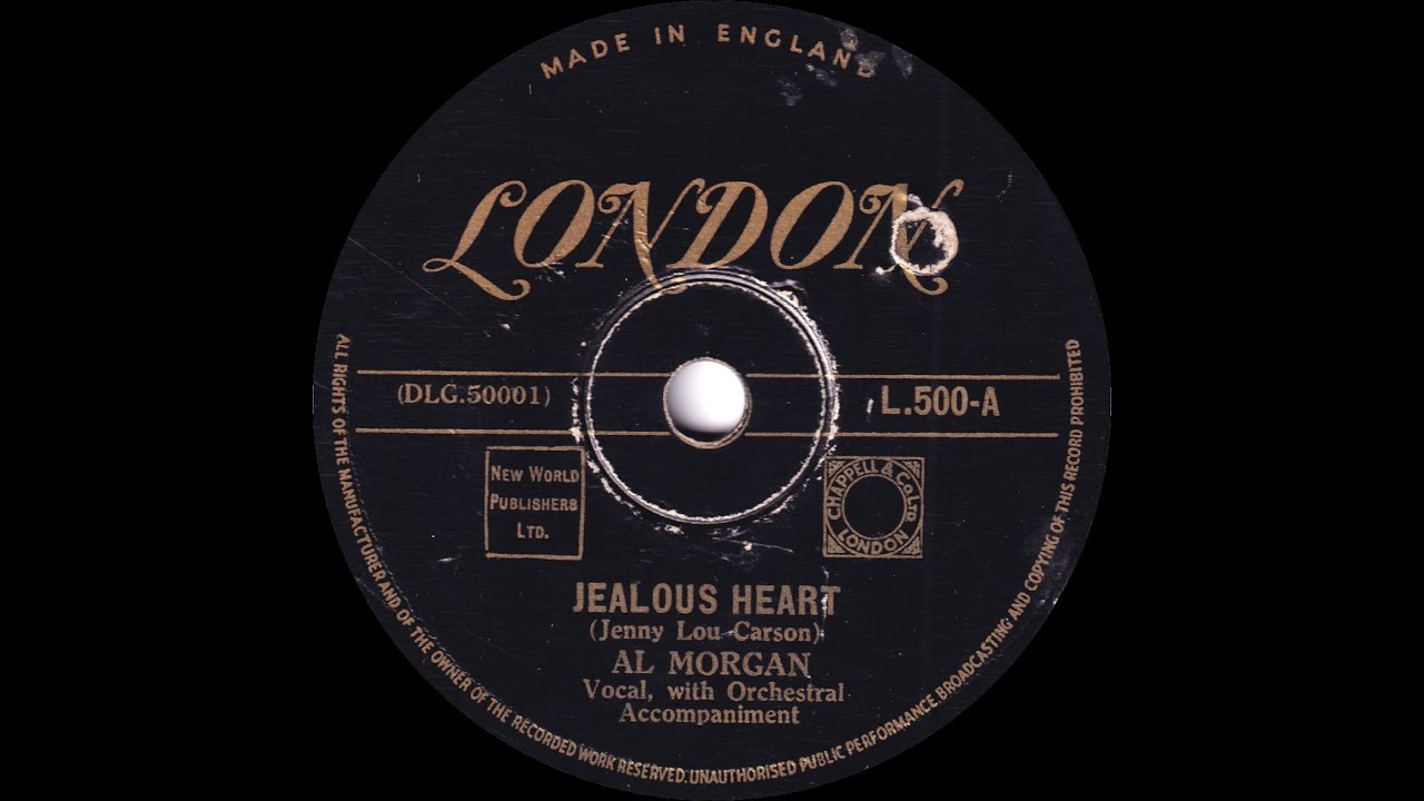 Al Morgan - Jealous Heart - YouTube
