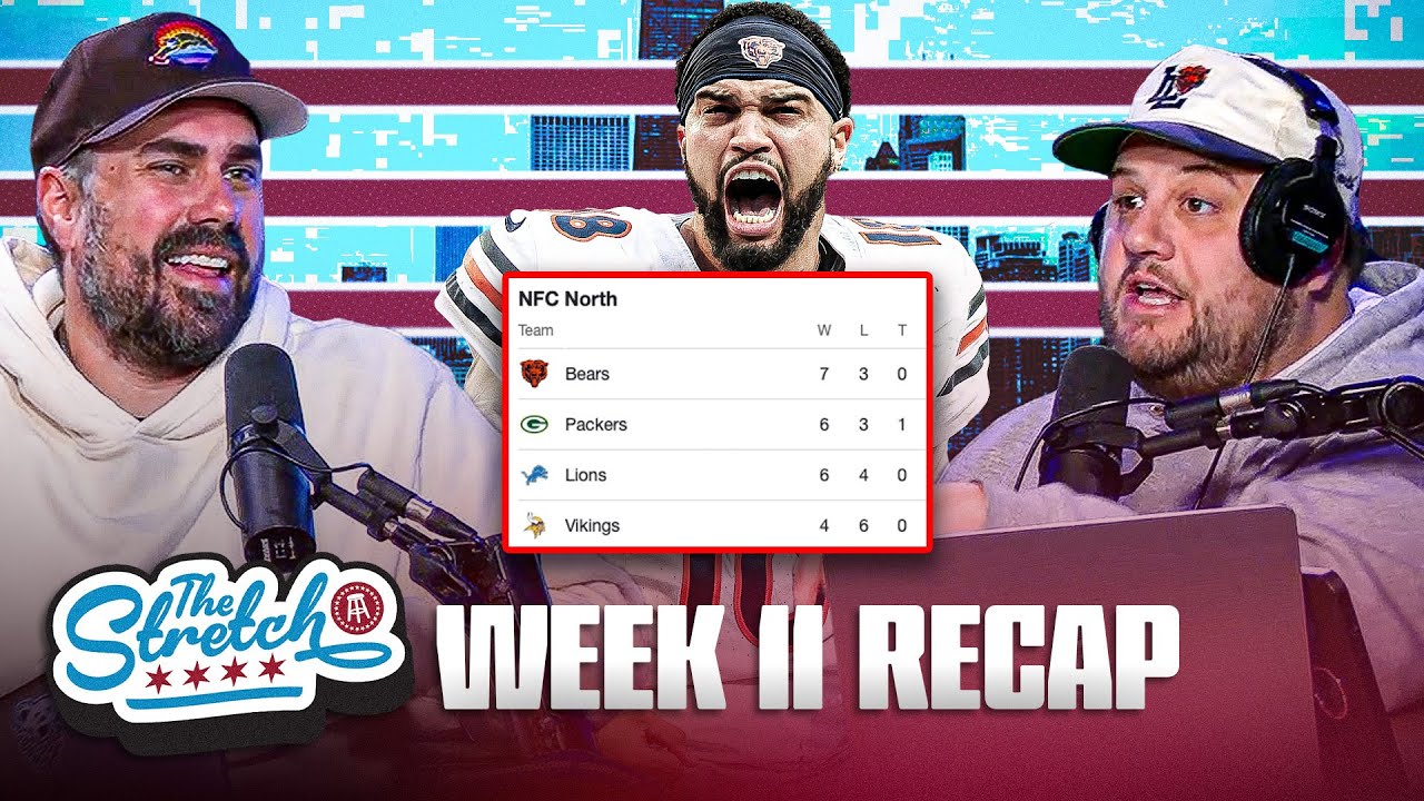 Chicago Is FIRST in NFC North & Breaking Down the Bears Playoff Chances | Week 11 Recap - YouTube
