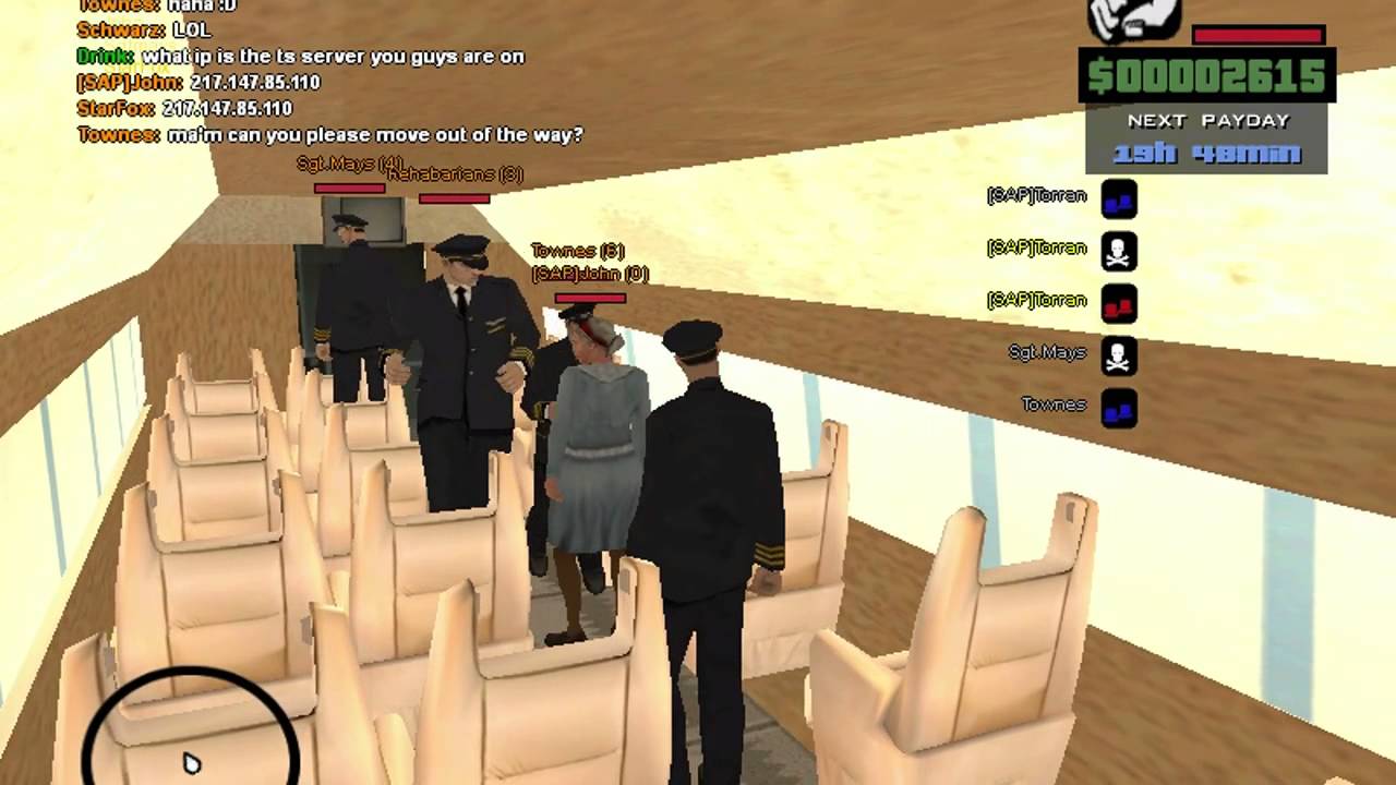 GTA SAP Flight - YouTube