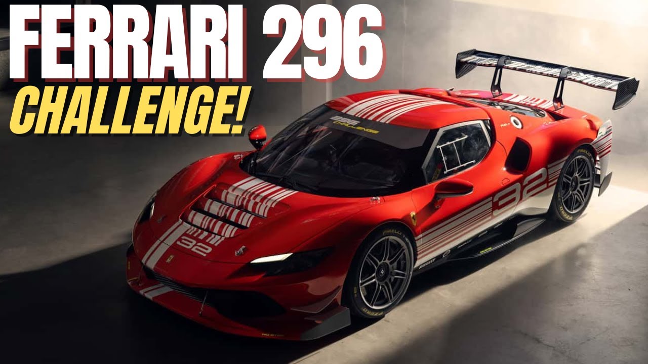 The Ferrari 296 Challenge Officially Debuts With 690 Horses and No ...