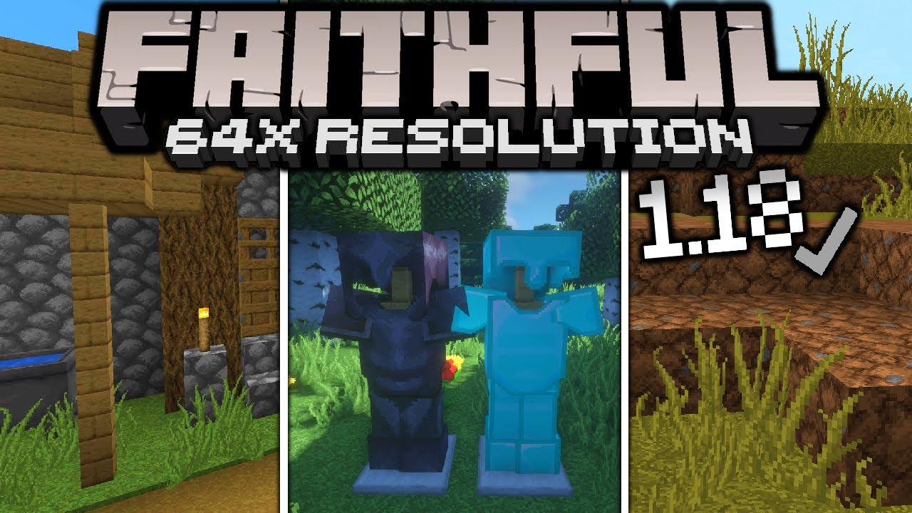 Faithful 64x64 Texture Pack 1 18 1 18 2 Download Install Tutorial