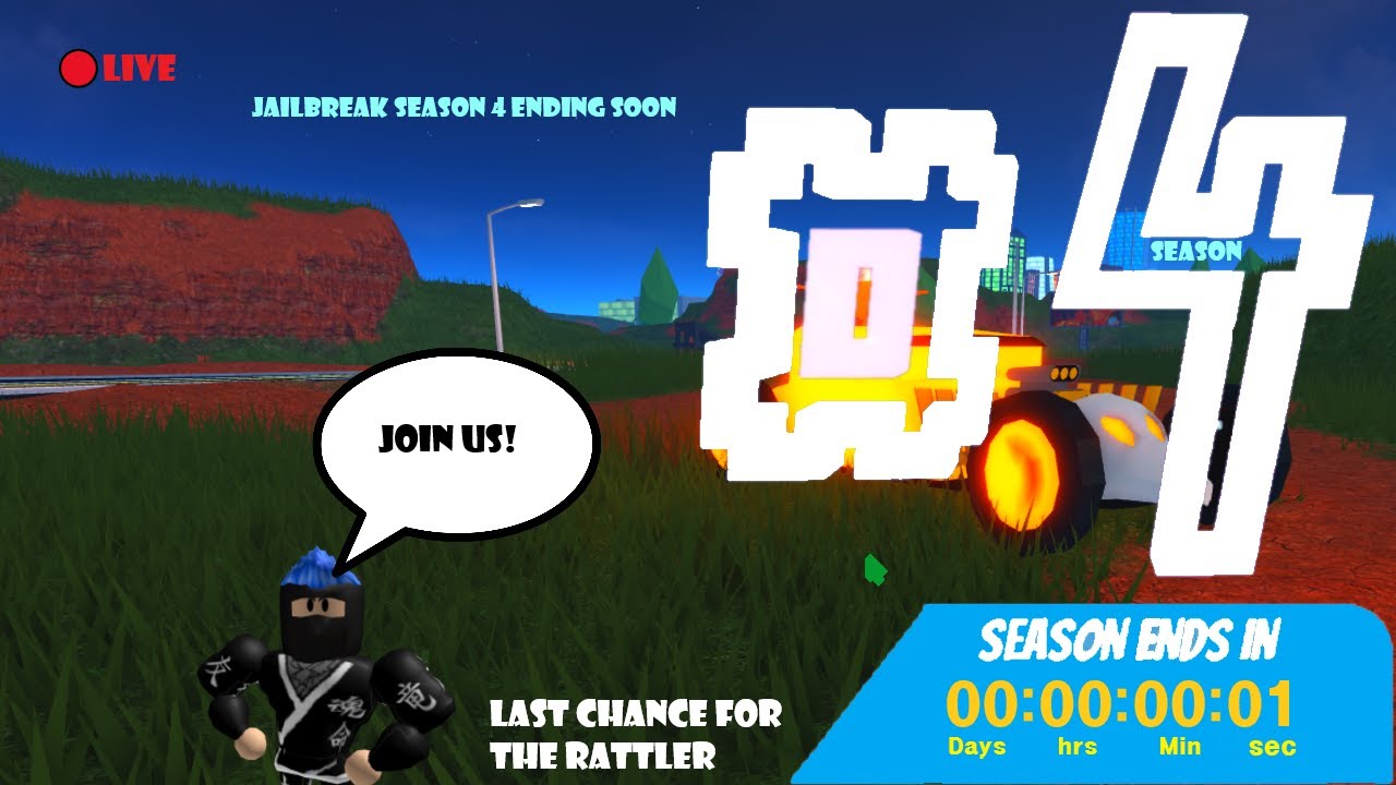 Jailbreak Season 4 Ending soon, Jailbreak Season Grinding & +MORE JOIN ...
