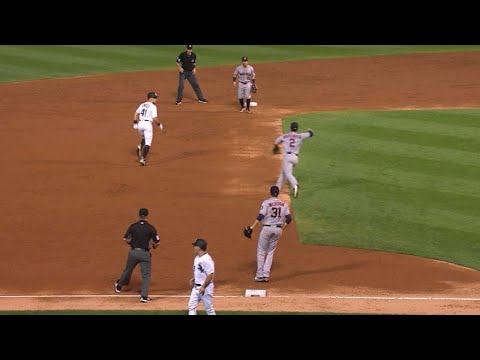 HOU@CWS: Astros drop popup, still get Engel at third