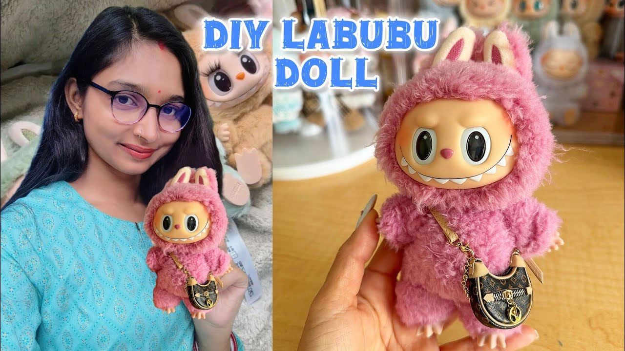 DIY Labubu Doll making idea/handmade craft for home decor/best out of ...