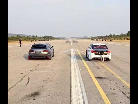 @draptec Aerodrom Ponikve RS6 vs RS4