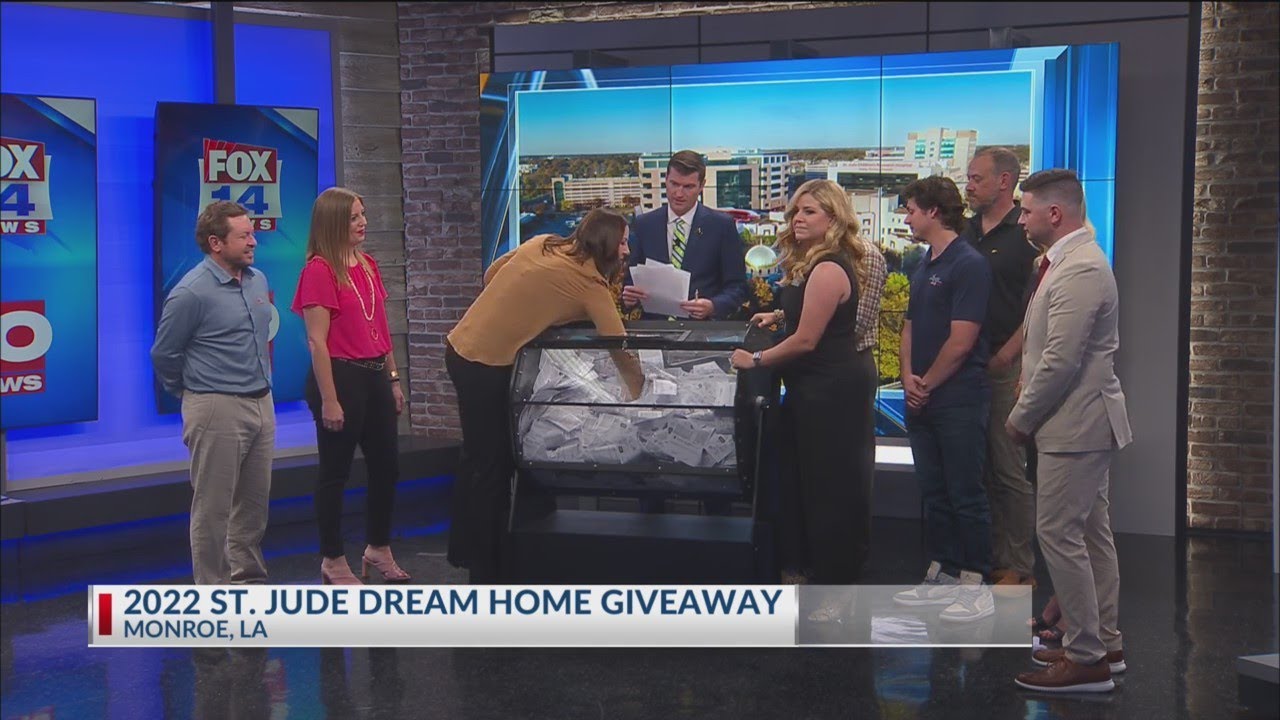 Drawing of the 2022 St. Jude Dream Home Giveaway, winner is Callie ...