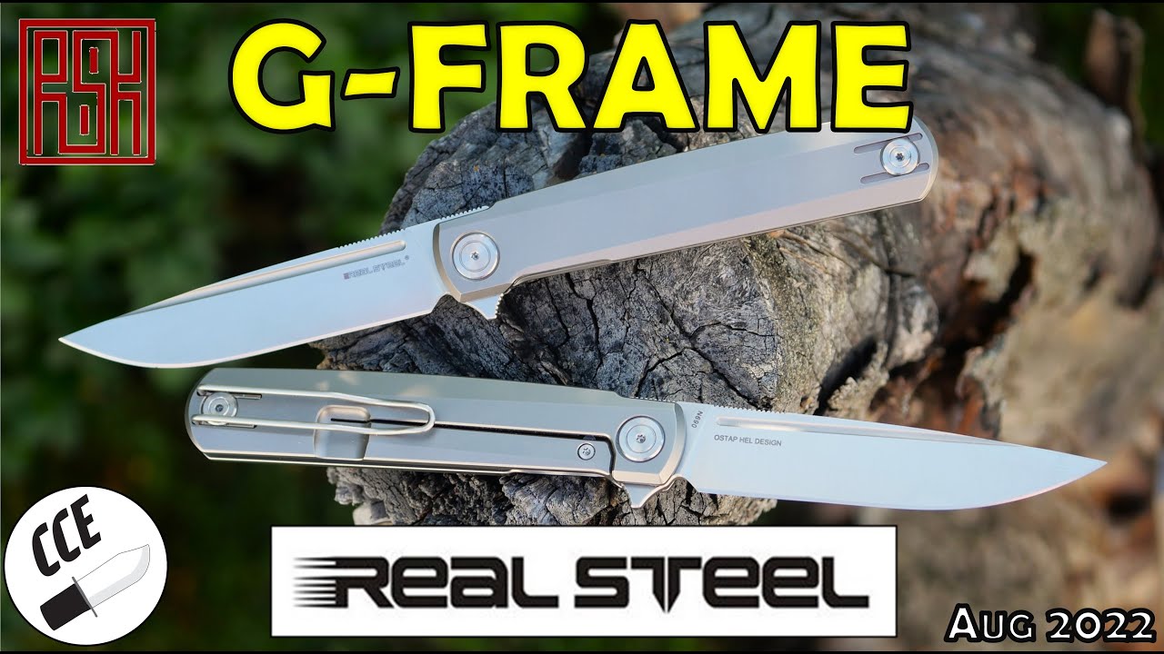 The Real Steel Knives G-FRAME - An Ostap Hel Design - Gentleman's Frame ...