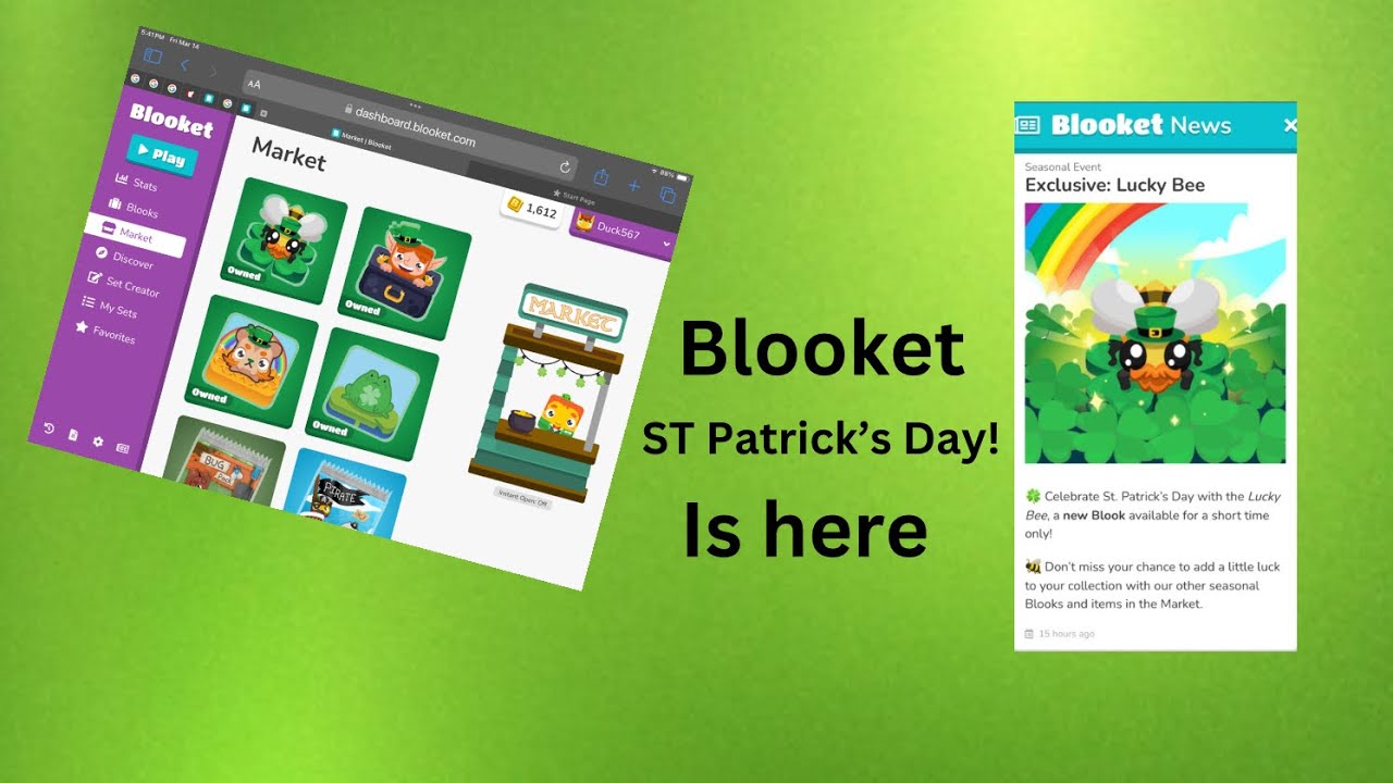 Blooket ST Patrick’s Day is here! - YouTube