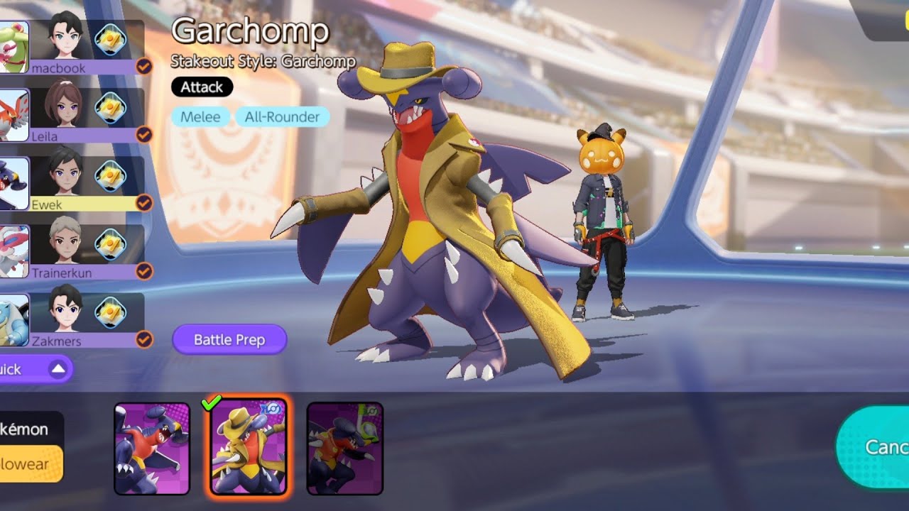 Day 84~ Just flexing my Stakeout style: Garchomp holowear. 😇 (Pokemon ...