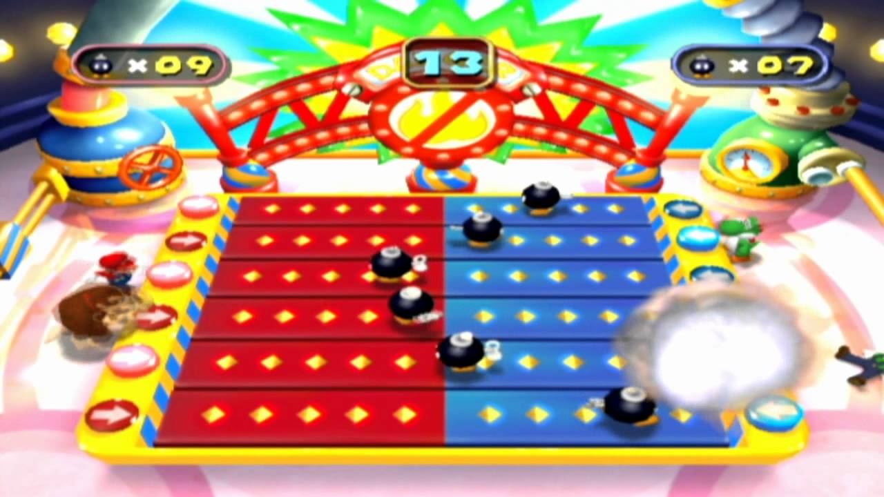 Mario Party 4 Mini Games - Revers-a-Bomb - YouTube