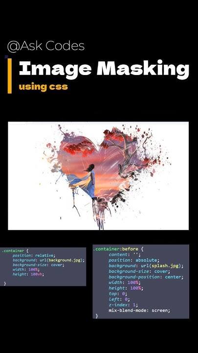 Stunning CSS Image Masking #shorts #css #html - YouTube