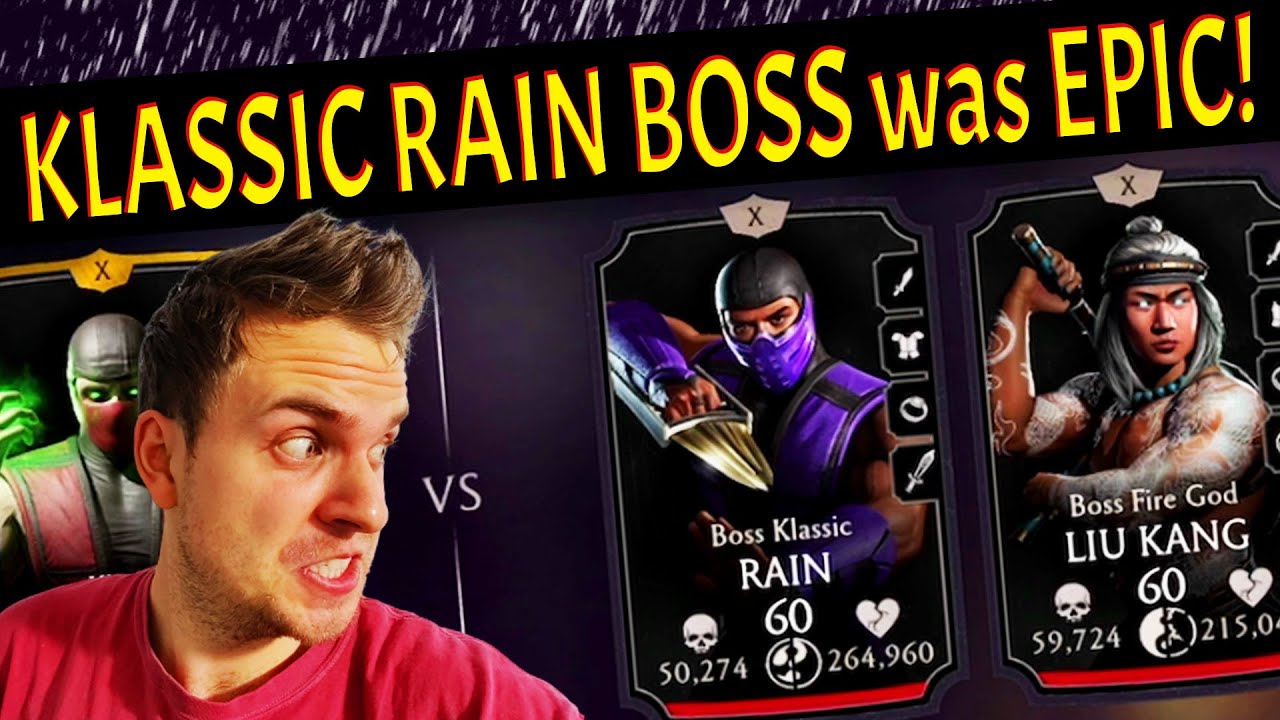 I Found KLASSIC RAIN Boss in Fatal Edenian Tower in MK Mobile. He is SO ...