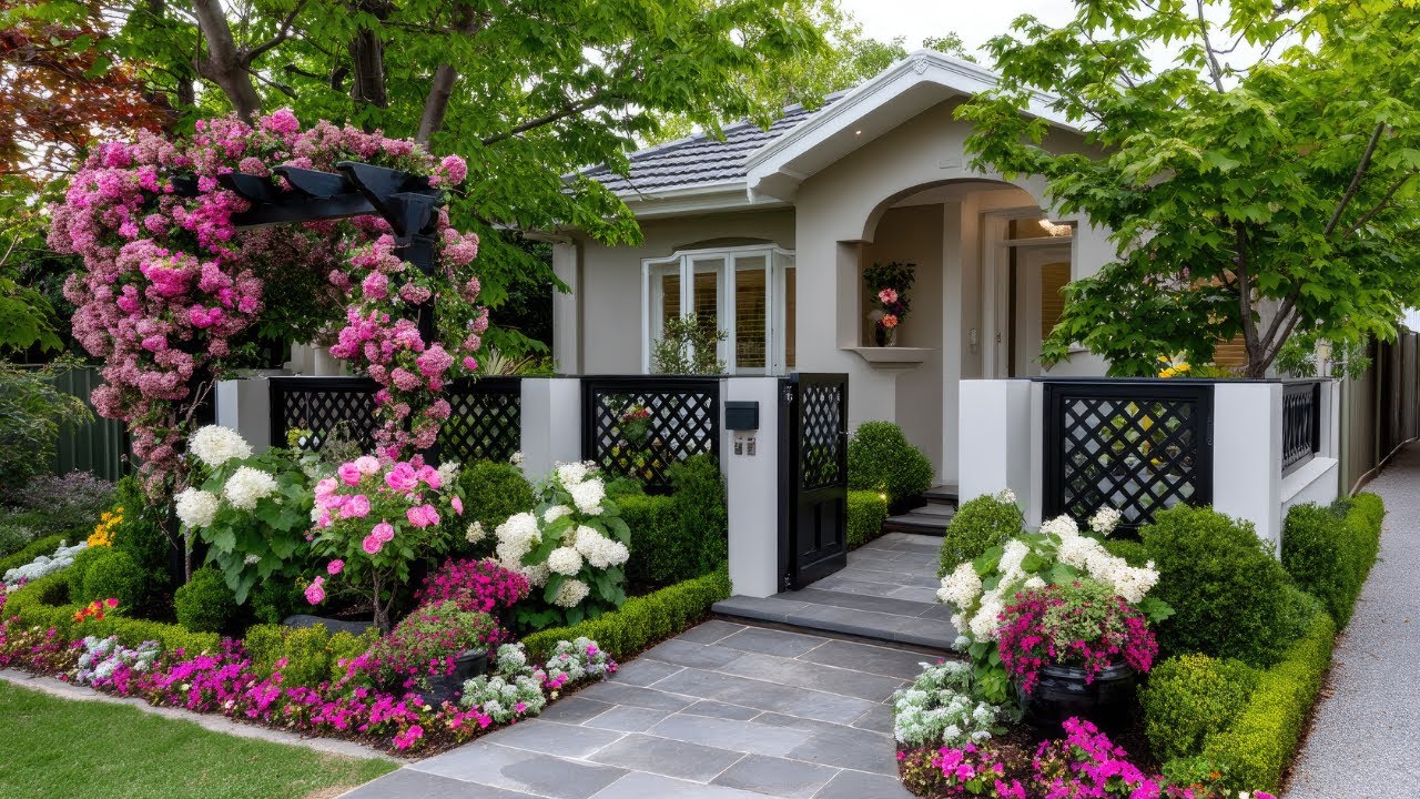 Breathtaking Small Front Yard Makeovers | Entryway Gates & Garden ...