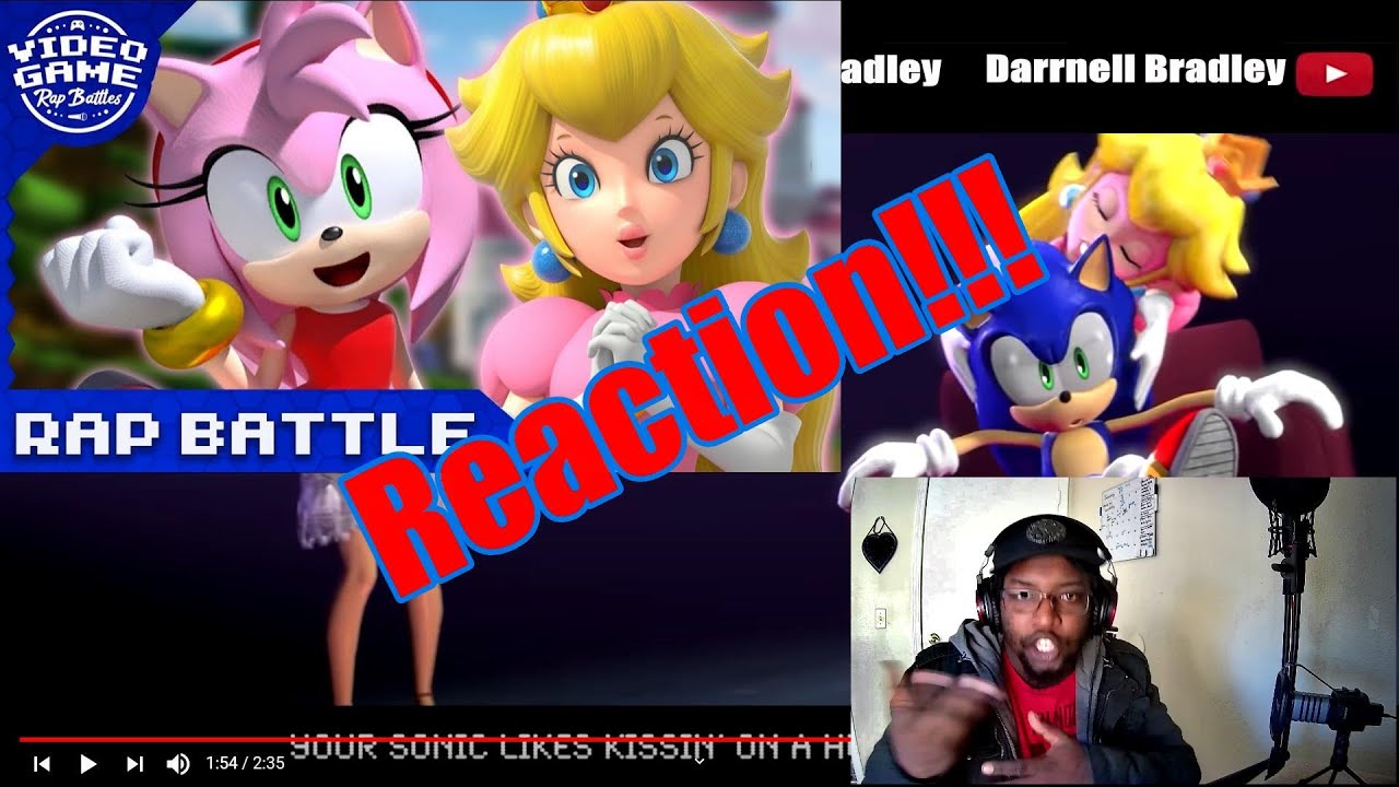 Princess Peach vs. Amy Rose - Video Game Rap Battle / DB Reaction - YouTube