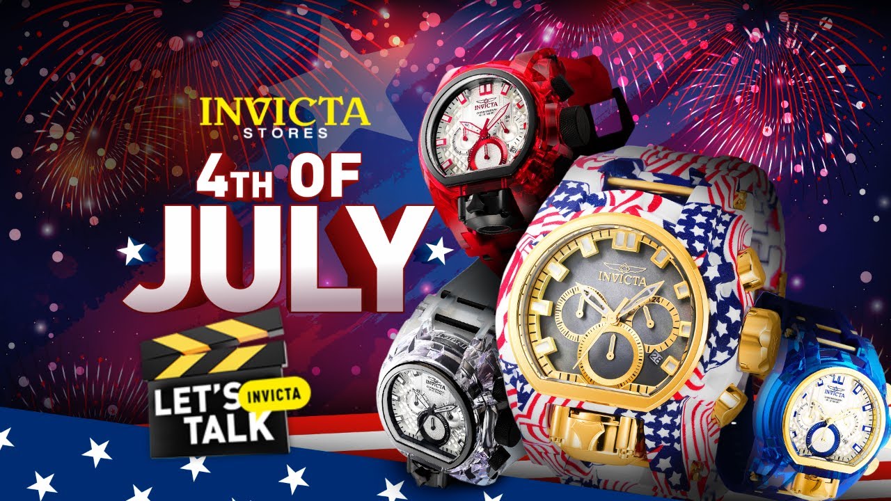 Sparkling 4th of July Style with Invicta - Let Freedom Ring on Your ...