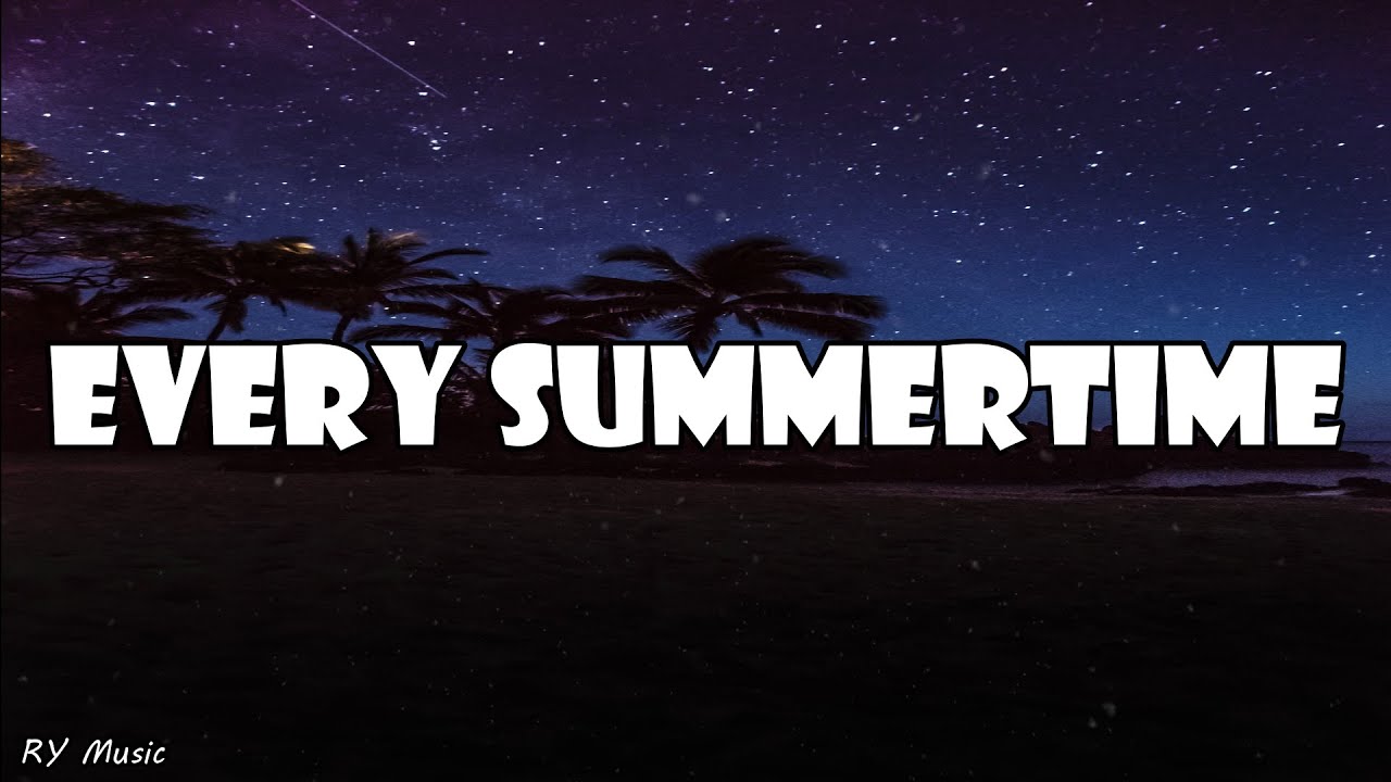 NIKI | Every Summertime (Lyric Video) - YouTube