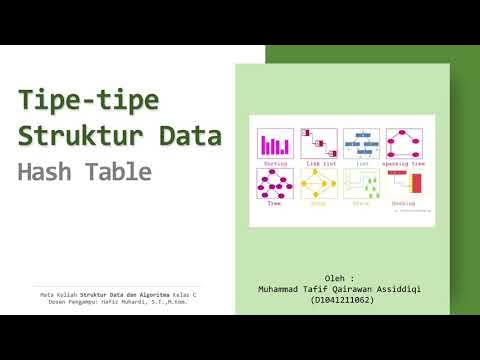 Struktur Data Hash Table Sederhana Menggunakan Python - YouTube