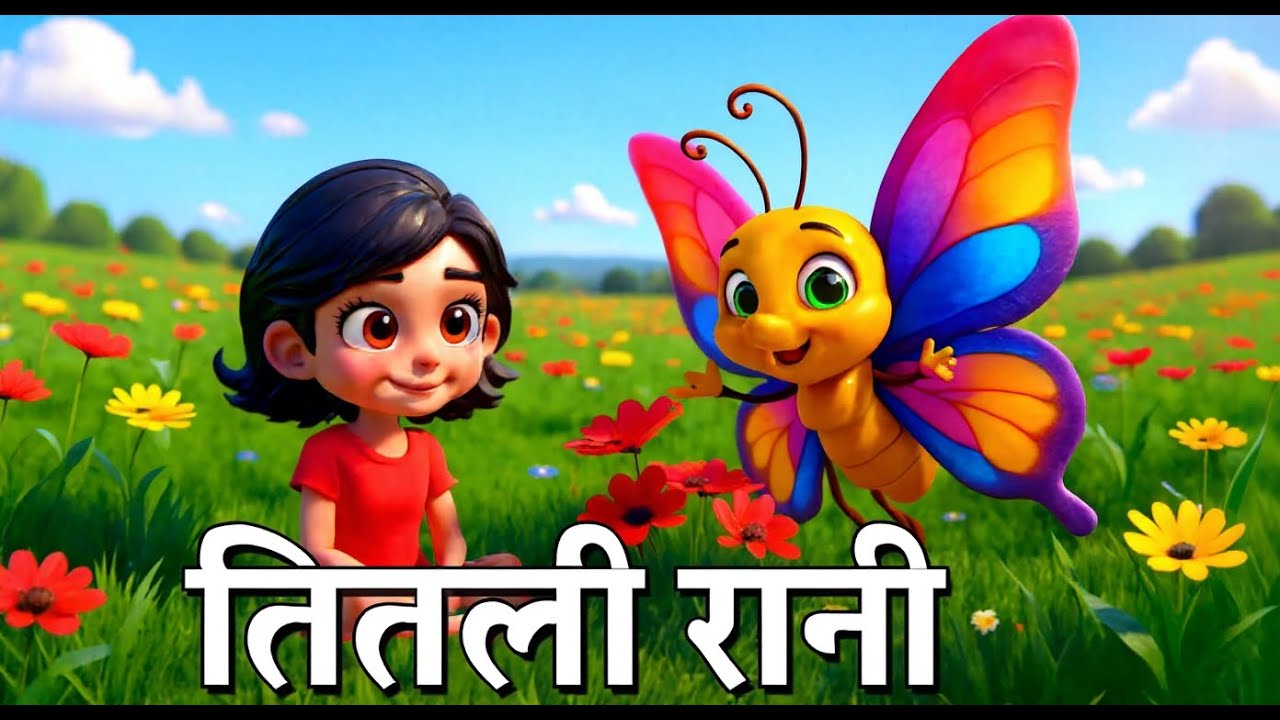 तितली रानी 🦋 Titli Rani | nursery Rhyme #nurseryrhymes - YouTube