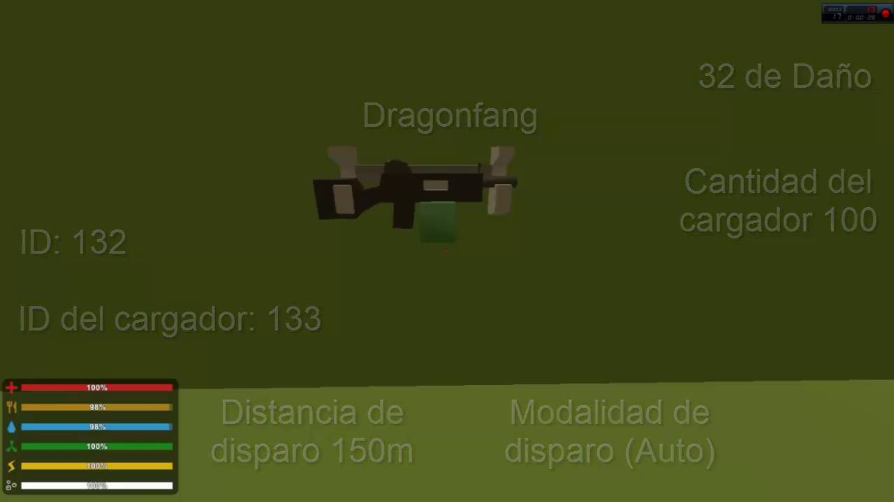 ID Armas de unturned (Machine guns) - YouTube