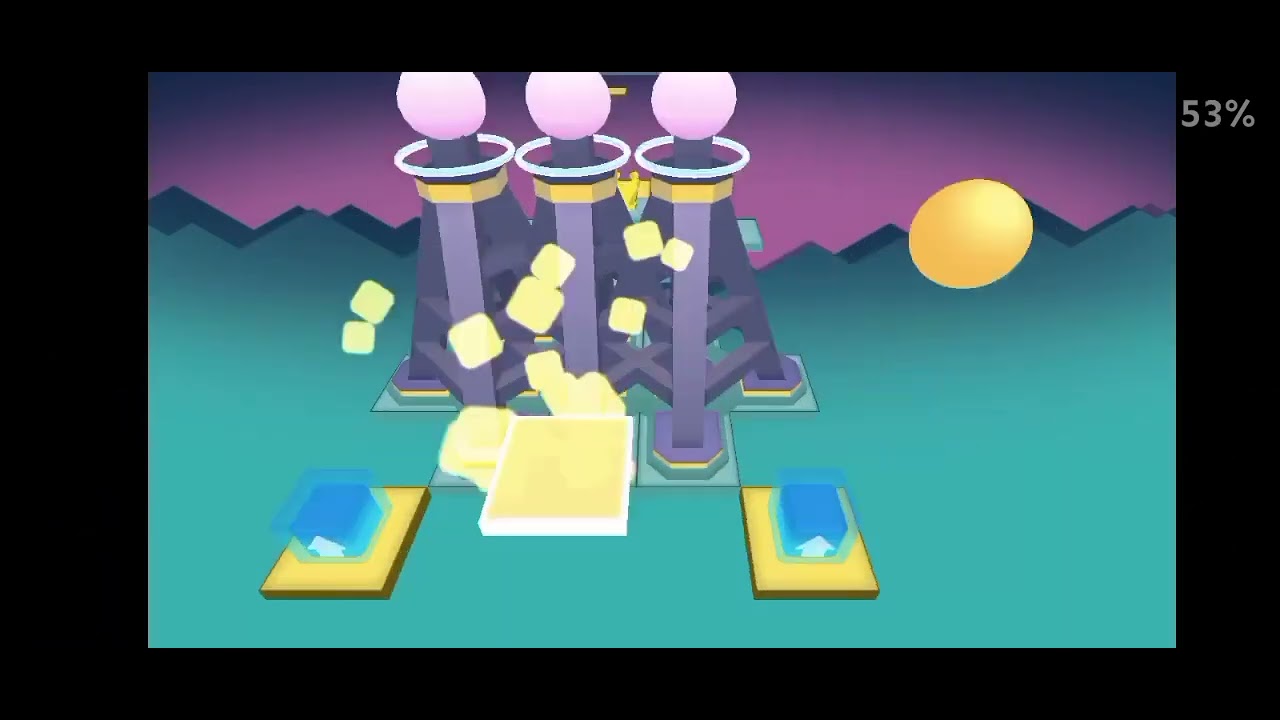 MY FIRST LEVEL ON RSR 0.3B!!! Rolling sky remake: Blackout ★★★★★★ - YouTube