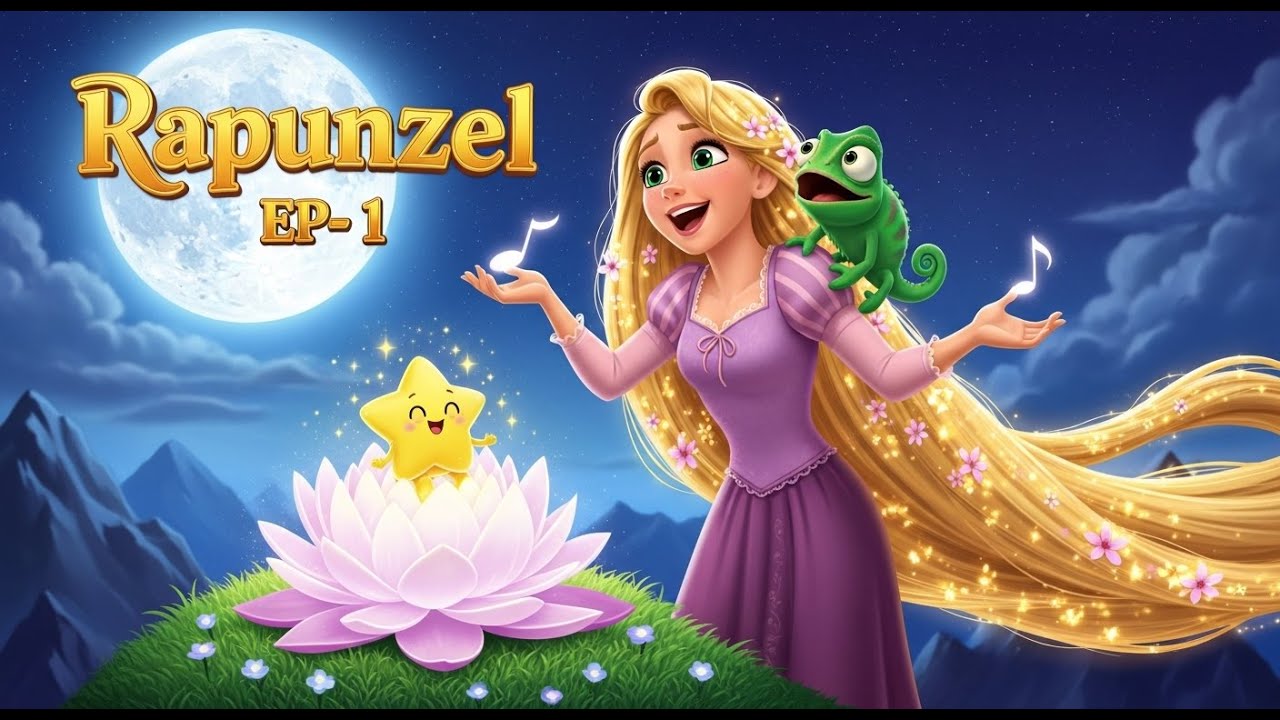 RAPUNZEL English Kids Story Animation | Fairy Tales and Bedtime Stories ...
