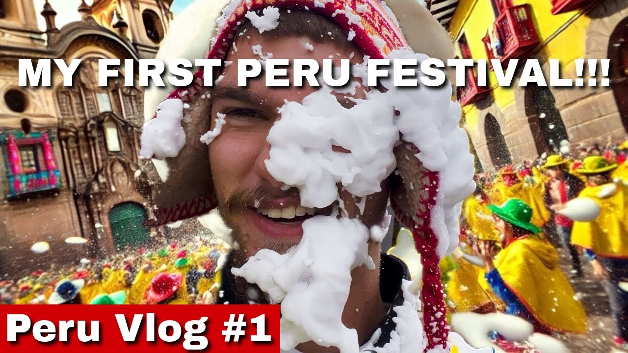 Caught in the Chaos: My First Peruvian Carnival! 🇵🇪 🎉 - YouTube