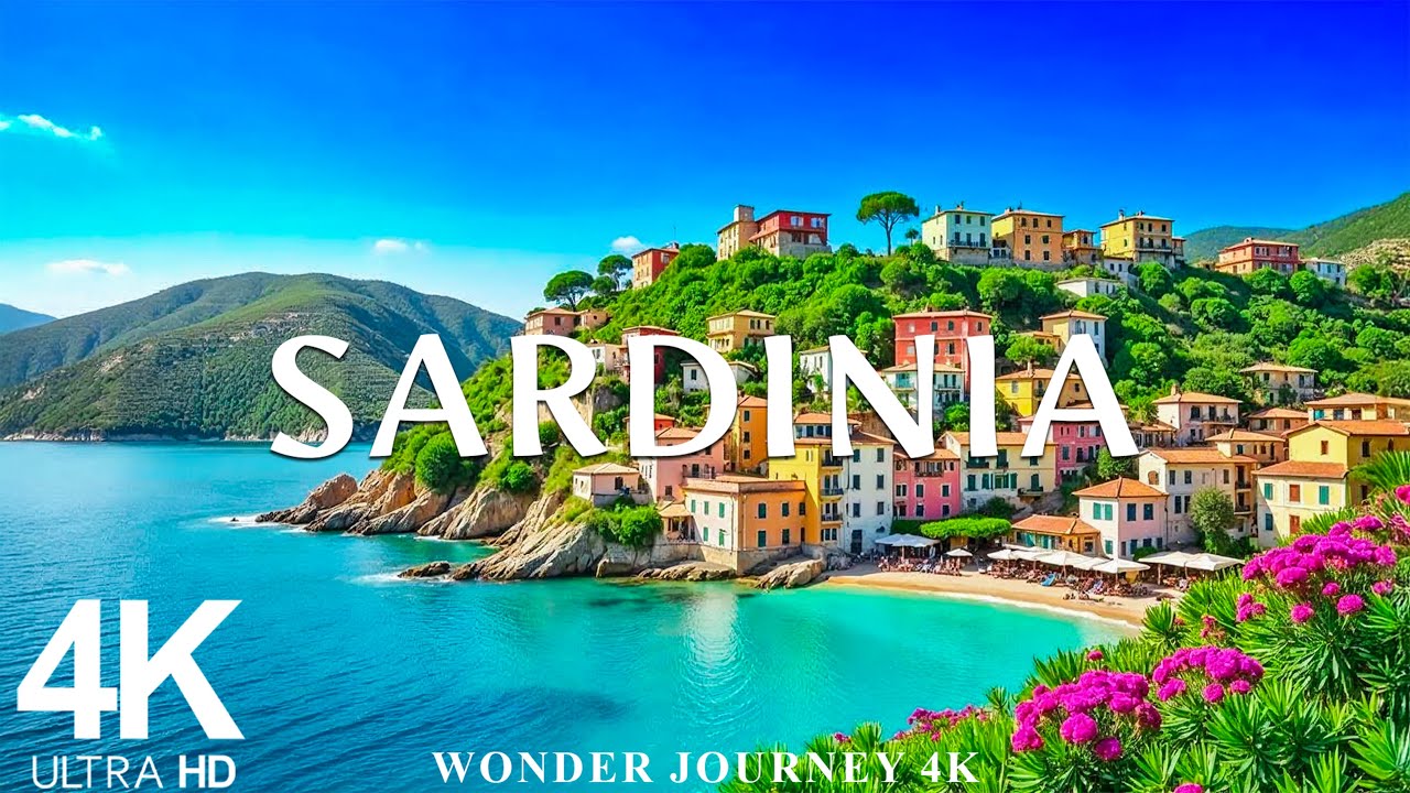 Sardinia, Italy 4K UHD - Relaxing Music with Turquoise Waters, Stunning ...