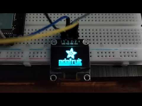 ESP32 OLED DISPLAY W/ ARDUINO IDE (EXAMPLE SKETCH ADAFRUIT SSD1306 ...
