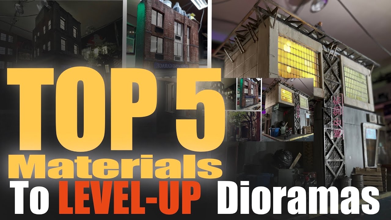 LEVEL-UP your DIORAMAS with these!!! - YouTube
