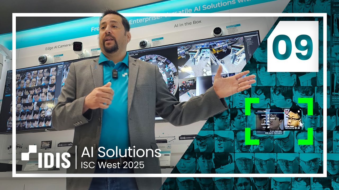 IDIS | Advanced AI Video Analytics and Vaidio Integration at ISC West 2025 - YouTube