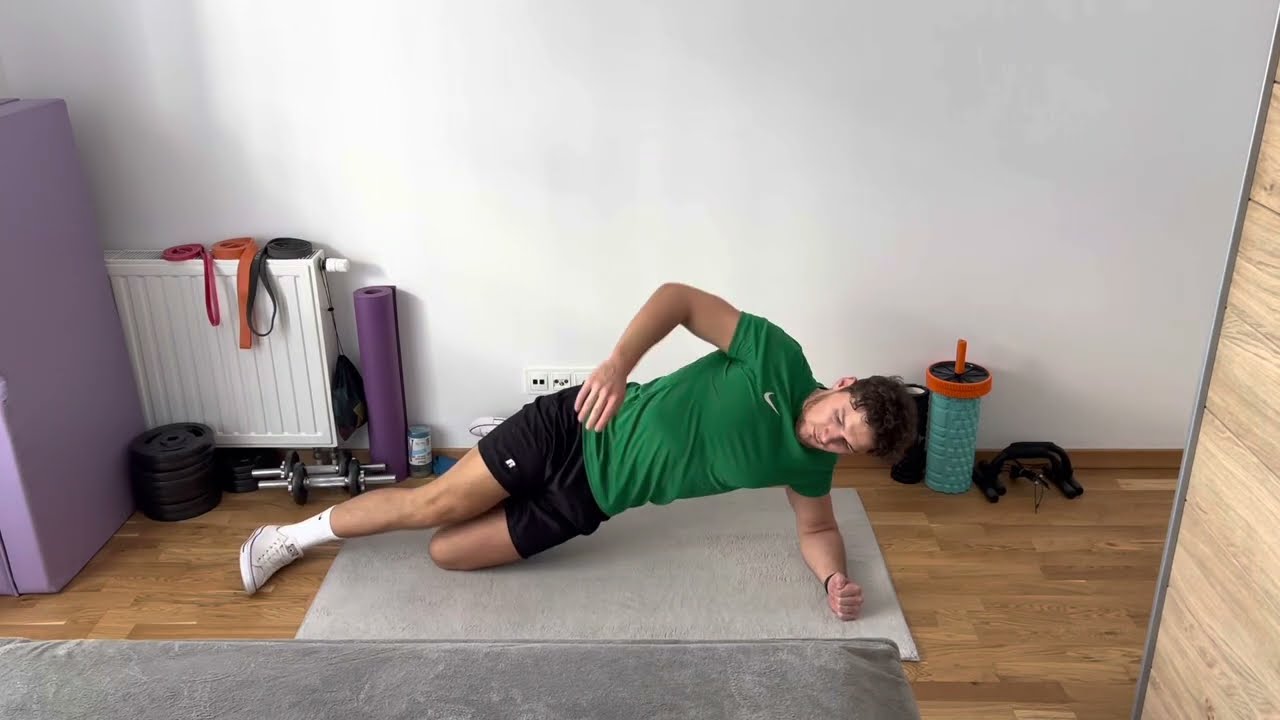Deska bokiem | Side Plank | (brzuch) - YouTube