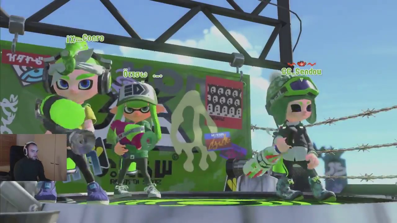 Splatoon 2 - Winning a 3v4 in X rank using Brella - YouTube