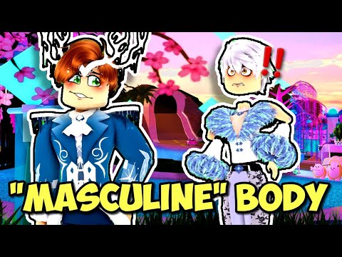 The New "MASCULINE" Body In ROYALE HIGH - YouTube