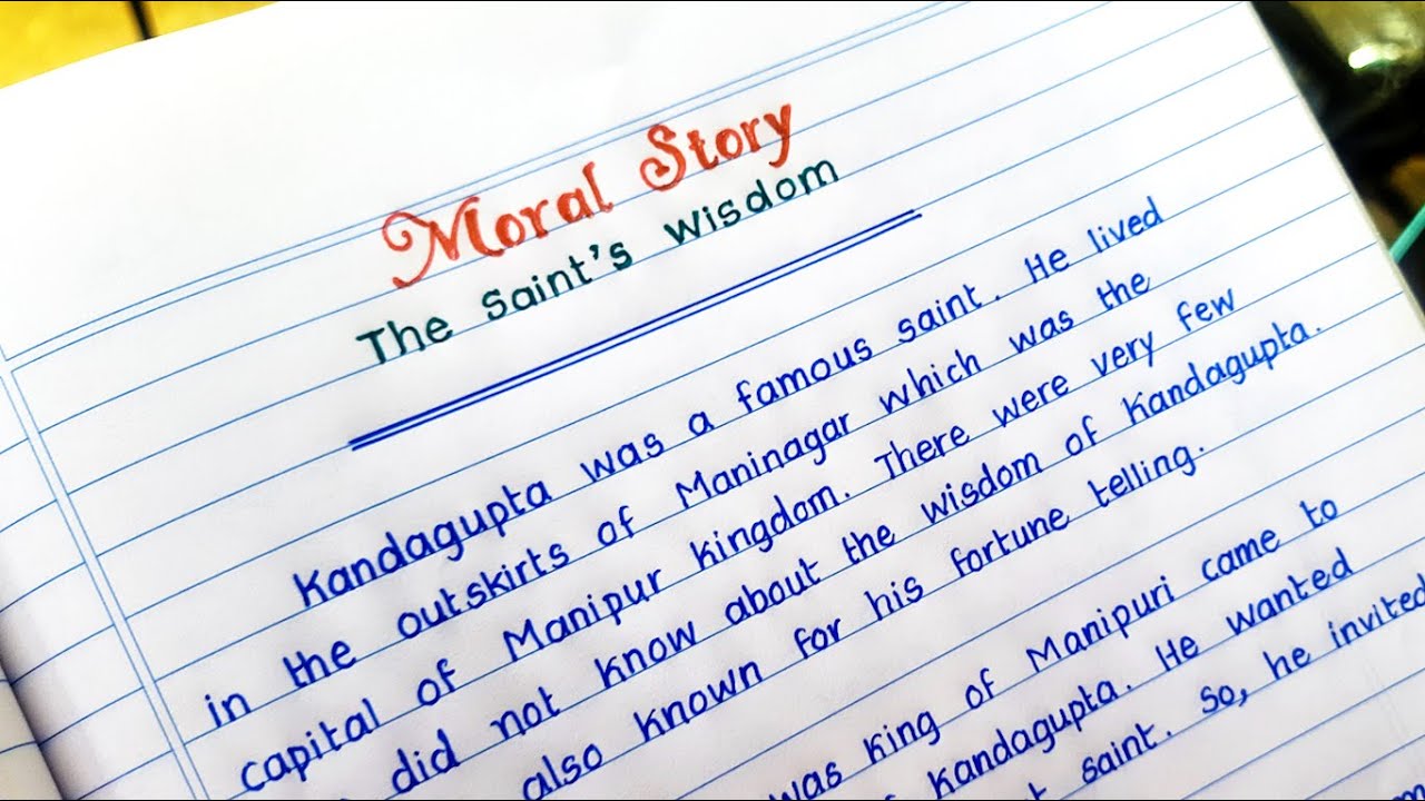 Story: The Saint's Wisdom | English Moral Story for Students ...