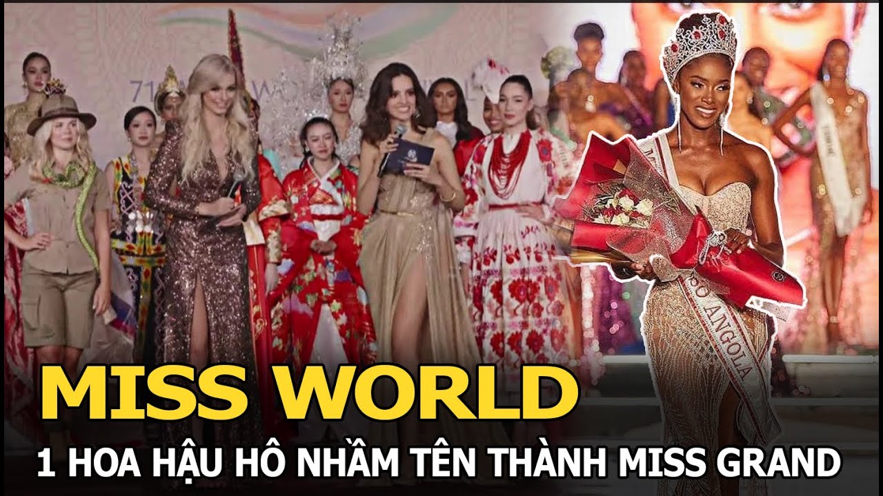 Miss World: 1 hoa hậu hô nhầm tên thành Miss Grand - YouTube