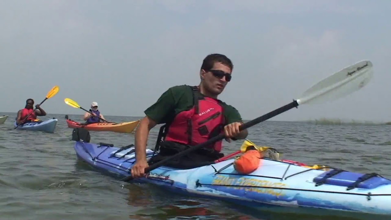 Sea Kayak Experiential Learning Adventure at Long Point - YouTube