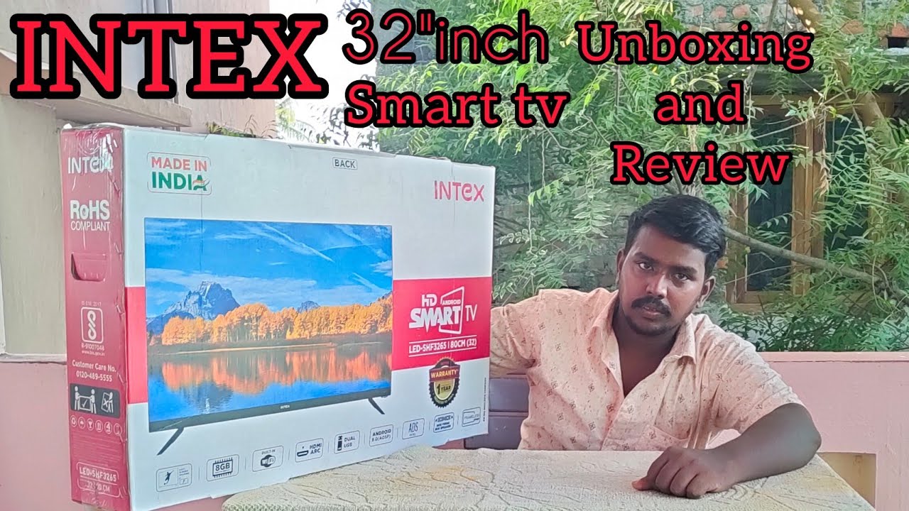 How to Connect Your Mobile to TV: Unboxing and Review of INTEX Brand 32 ...