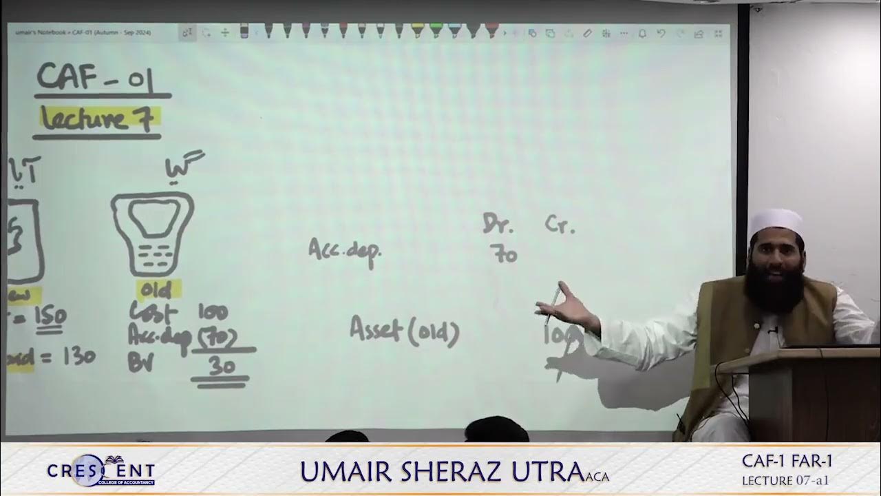 CAF 01 FAR1 Lecture 7 A1 Umair Sheraz Online Free | Crescent College | CA Pakistan Platform ...