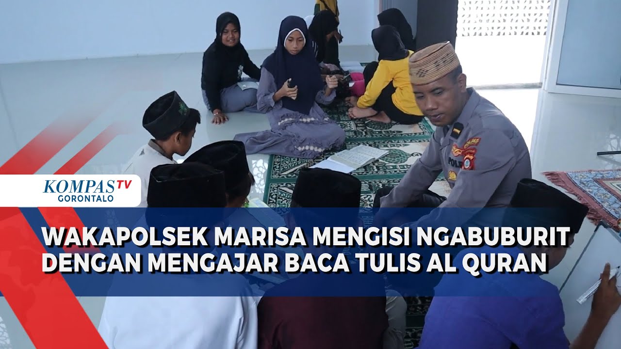 Mengisi Ngabuburit, Wakapolsek Marisa Mengajar Baca Tulis Al Quran ...