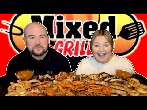 BIG MIXED GRILL #mukbang #uk #foodie #meat #feast #eatingshow - YouTube
