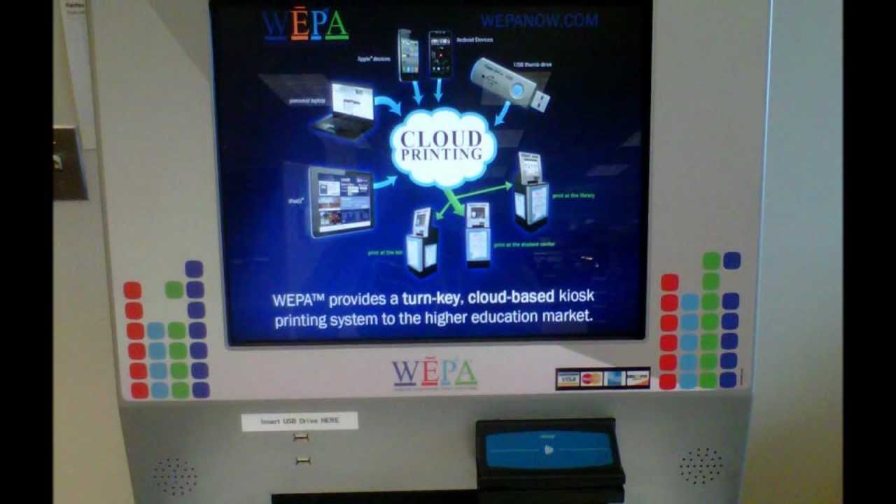 How to use WEPA printers - YouTube