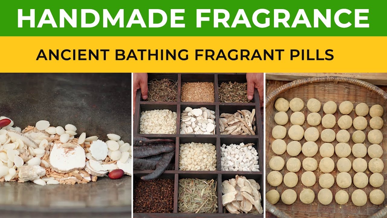 Making Ancient Bathing Fragrant Pills from Scratch - YouTube