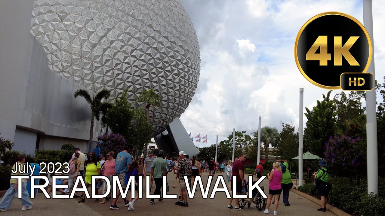 Disney's EPCOT Walking Tour | Treadmill Walking Tour - YouTube