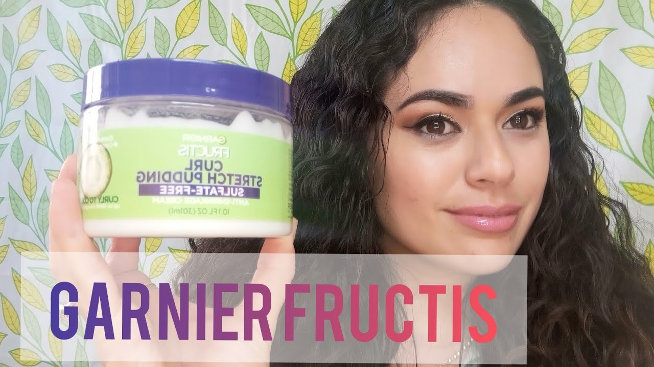 Garnier Fructis Curl Stretch Pudding Sulfate-Free Anti-Shrinkage Cream ...