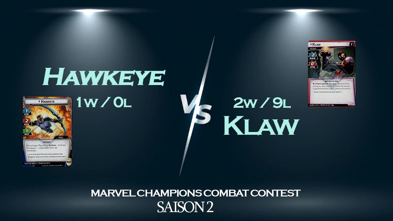 Hawkeye vs Klaw - Combat Contest Saison 2 - YouTube